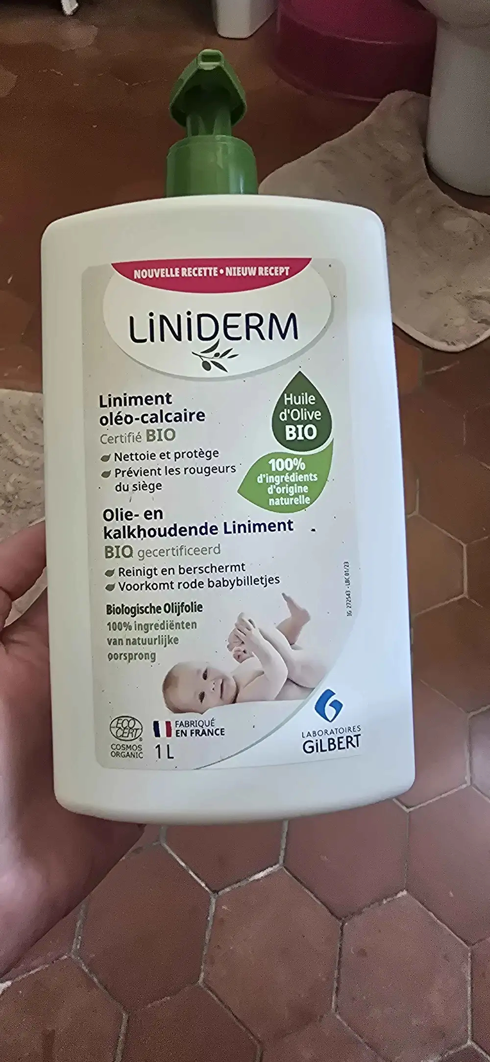 Composition LINIDERM Liniment oléo-calcaire certifié bio - Que Choisir ...